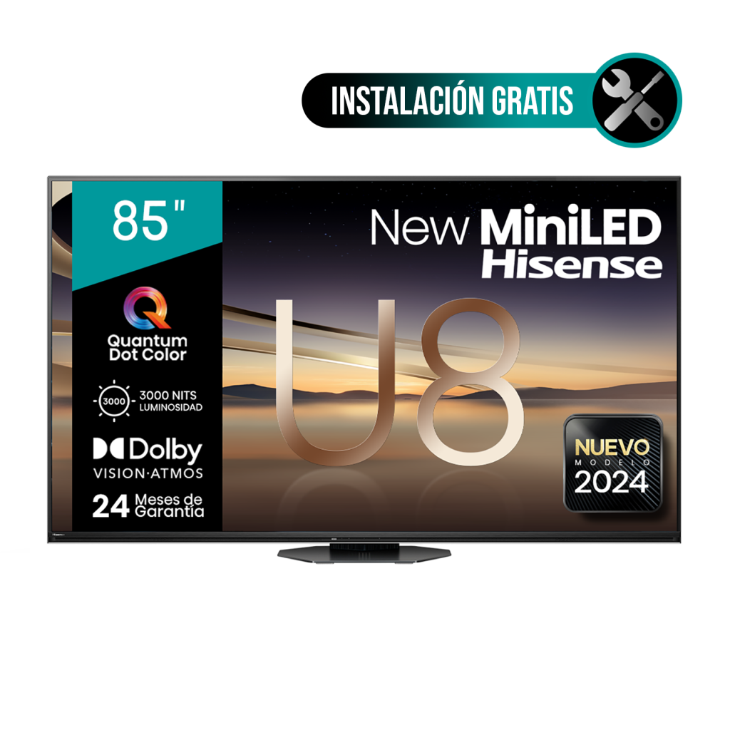 Smart TV ULED Mini-LED 55U7N – Hisense